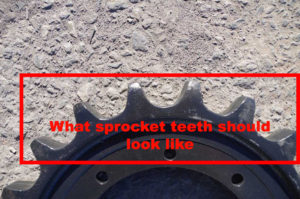 Detrimental Sprocket Damage Caused by Misuse and poor maintenance | HXRT